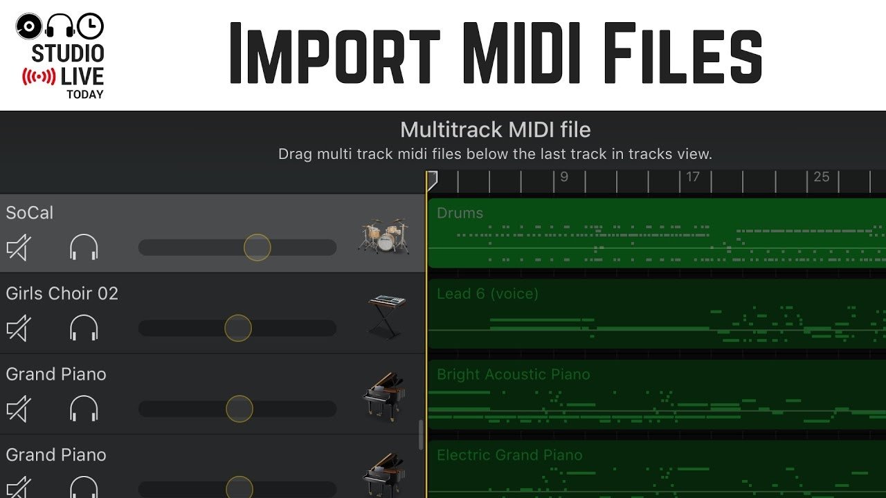 Can I Import Midi Files Into Garageband | Insights Of Musical Instruments