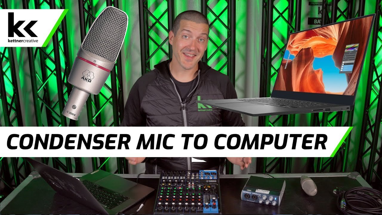 How To Connect A Studio Microphone To A Computer | INS.
