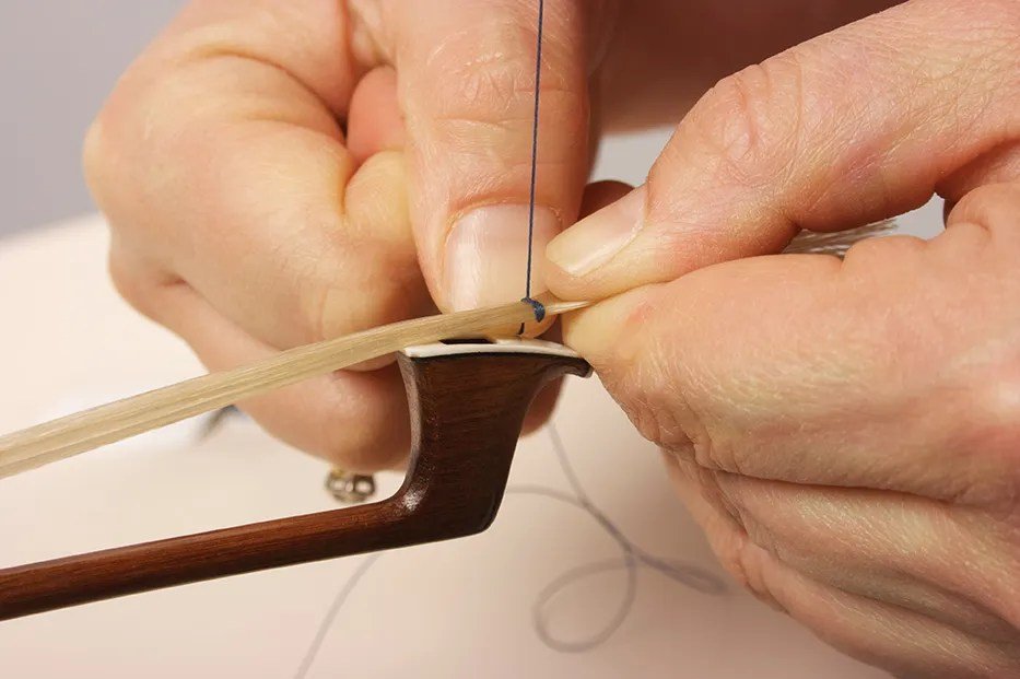 How To Rehair A Violin Bow | INS.